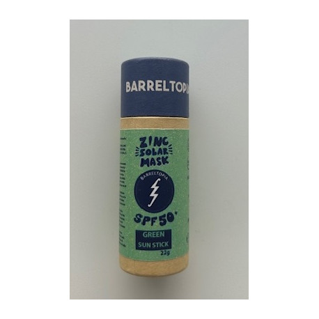 ZINC SOLAR MASK SPF 50 BARRELTOPIA STICK VERDE - AC Farma
